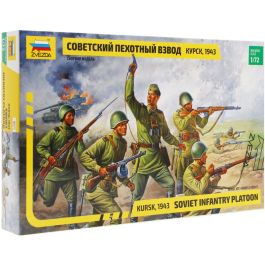 Figures Russian Infantry Platoon 162385 Zvezda