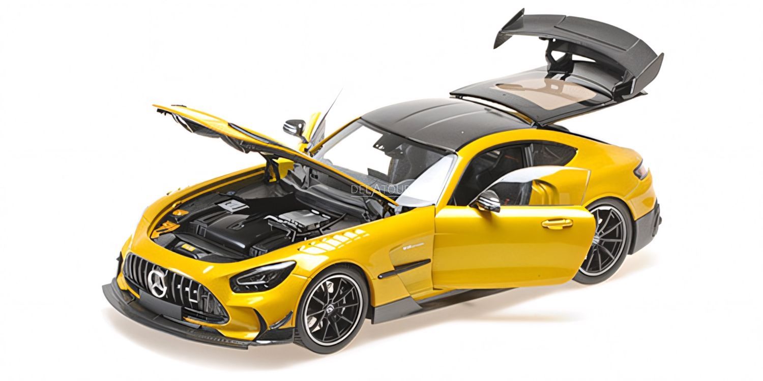 Mercedes AMG GTYellow Metallic Solarbeam 2021 110032021 Minichamps